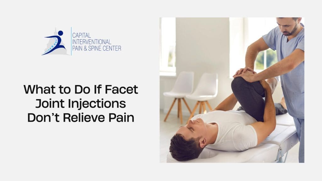 What Next If Facet Joint Injections Don't Work?